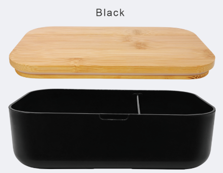 Bamboo lid bento boxes leak proof lunch box set bread box food storage ...