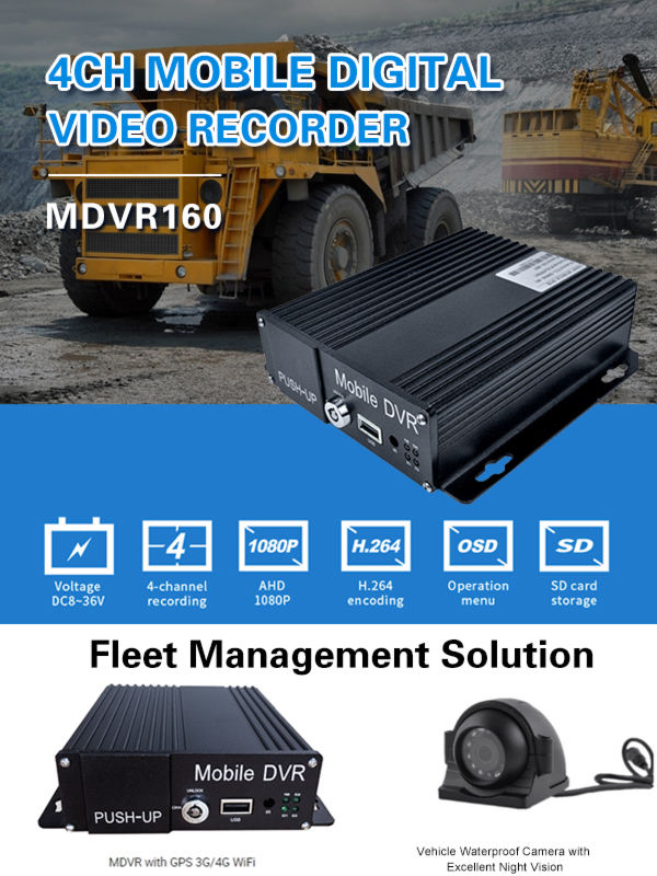 CareDrive High Quality Waterproof Mobile DVR with GPS 4G WIFI 4 Channel ...