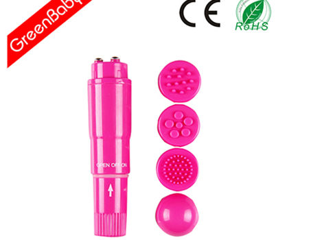 Adult Sex Toys G-S'pot Vibrator Detachable Head Design Mini Wand ...