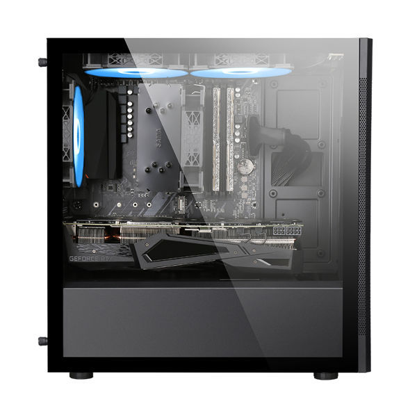 SAMA fast transmission micro pc case metal mesh front panel desktop ...