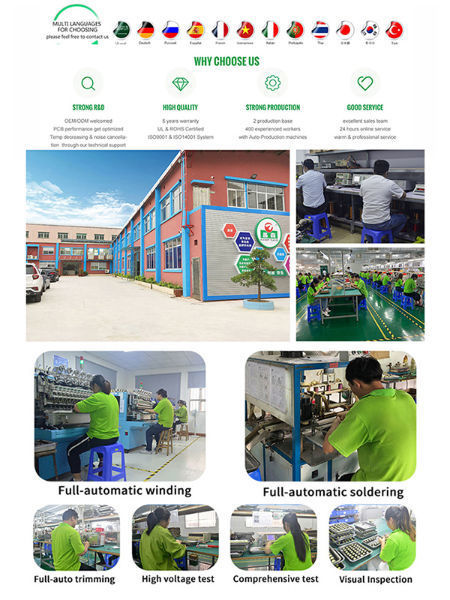 ER35/ERL/EER/ High frequency transformer 500w ferrite core Horizontal ...