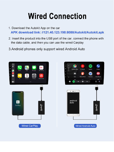 Carlinkit Car play USB module for aftermarket android screen mirror ...