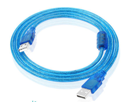 USB AM to AM Magnetic Ring Hard Disk Cable, Data Cable Magnetic Ring ...