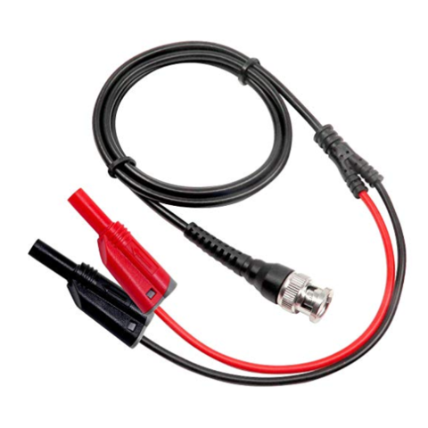 Coaxial Cable Oscilloscope Probes Test Lead BNC To Dual Testing Plunger