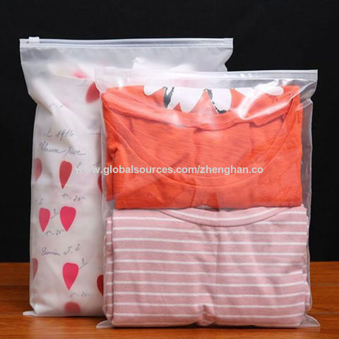 Ziplock bags for clothes store