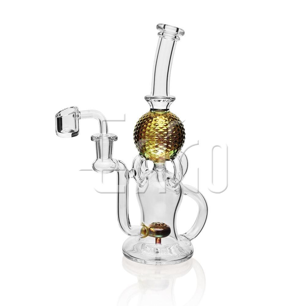 Buy Wholesale China Esigo 2022 New Design Golden Fumed Heady Glass ...