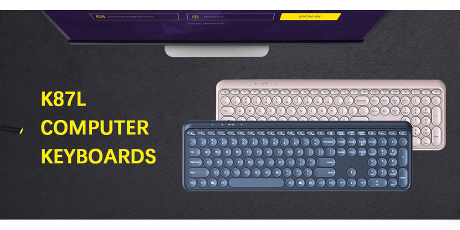 Buy Wholesale China Keyboards Ultra-slim Ergonomic Bluetooth Wireless ...