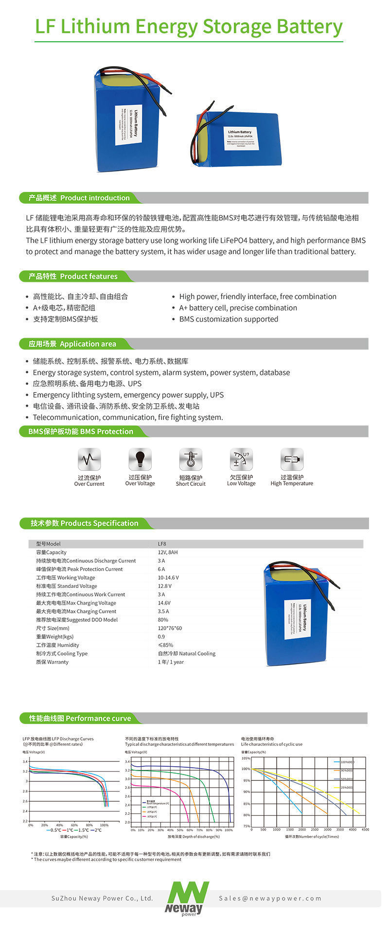 Buy Wholesale China Chinese Factory 12v 8ah Ess Battery Energy Storage ...