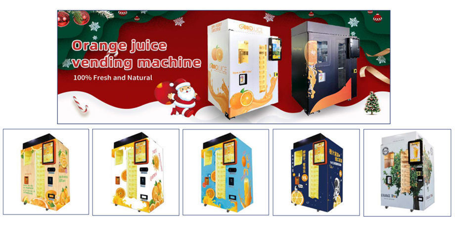 Custom Vending Machines Orange Juice Vending Machine For Subway Station ...