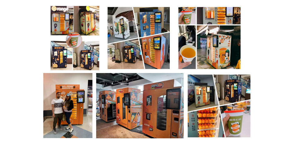 Custom Vending Machines Orange Juice Vending Machine For Subway Station ...