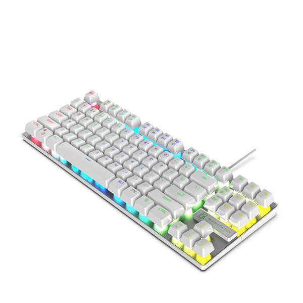 Tkl Layout Keyboard 87 Keys Membrane Gaming Keyboard Usb Wired With Led ...