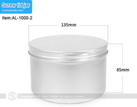 Buy Wholesale China Colourful Aluminum Metal Packaging Aluminium Jar ...