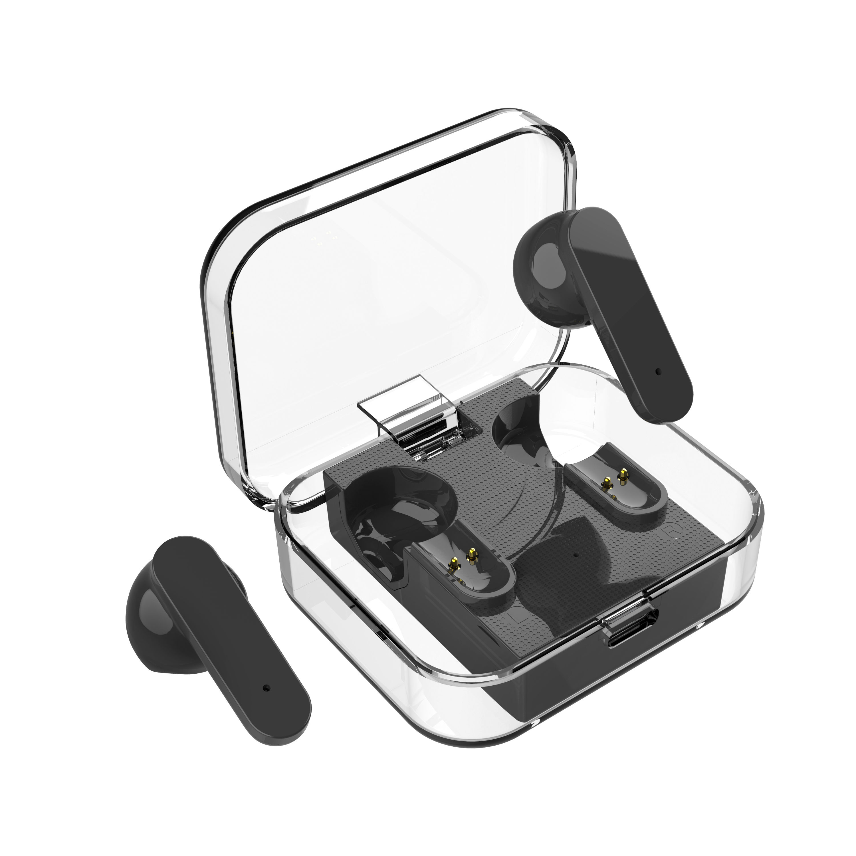 Buy Wholesale China Mini Transparent Charging Case True In Ear Bt Sport ...