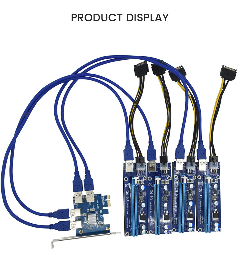 Achetez en gros Carte Graphique Pci-e Usb3.0 Pci-e 1x à 4 Port Usb 3.0 ...