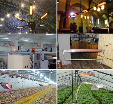 High Quality Near Infrared Halogen Lamp 378mm 2500w For Injection ...