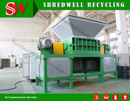 Reclaimed Rubber Shredding Machine Waste Tire Recycling Plant, Tire ...