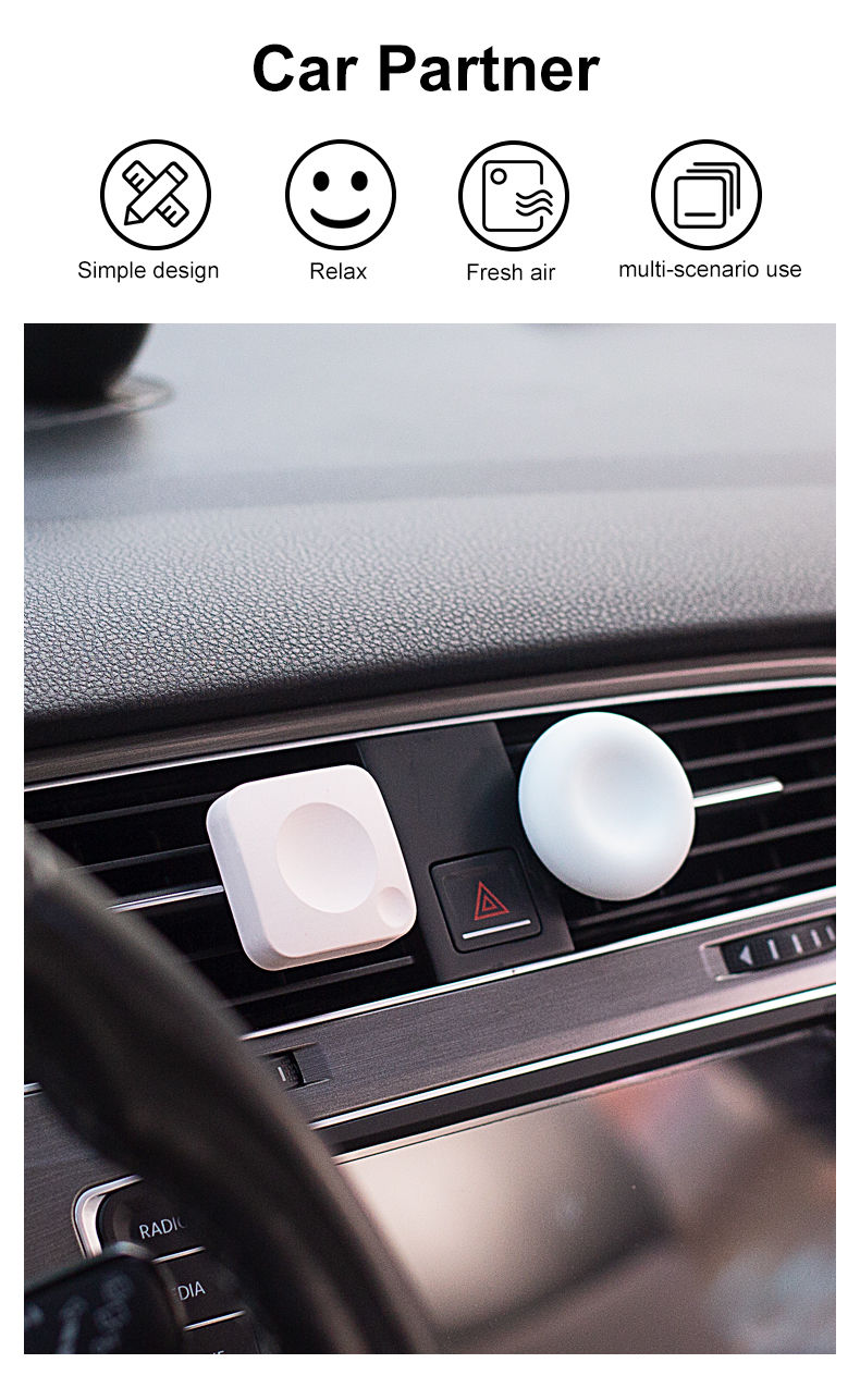 Buy Wholesale China Customized Logo Car Vent Air Freshener Aroma Stone ...