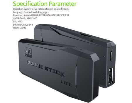 Buy Wholesale China Video Game Console Stick Lite 4k Console 64g Built ...