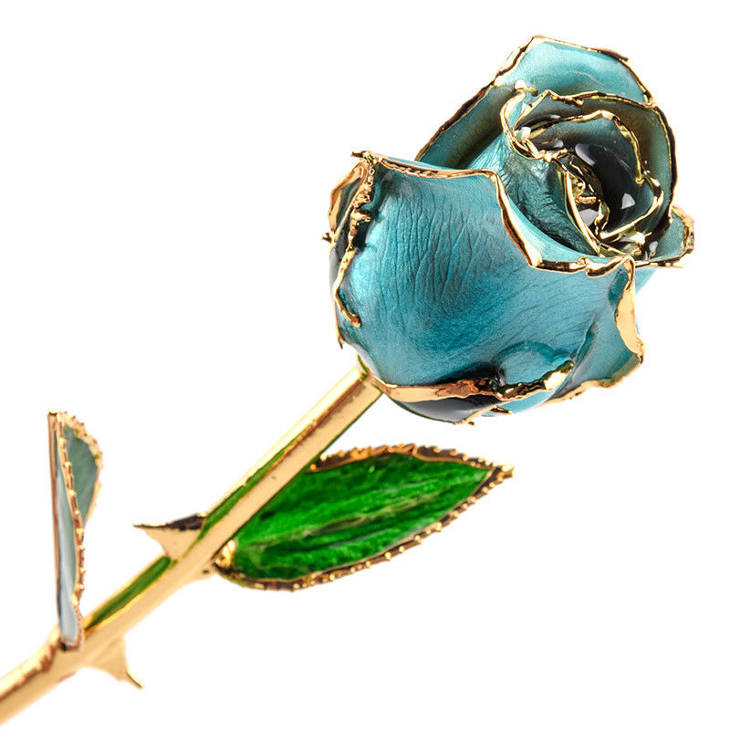 Bulk Buy China Wholesale Gold-trimmed Rose 24k True Flowers Dipped Rose ...