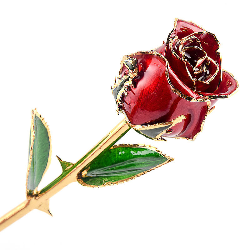 Buy Wholesale China 24k Gold Plated Rose True Flowers Gold Dipped Rose ...