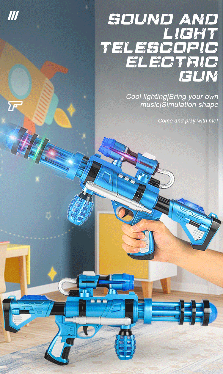 Buy Wholesale China Glowing Gun Children Boy Set Electric Space ...