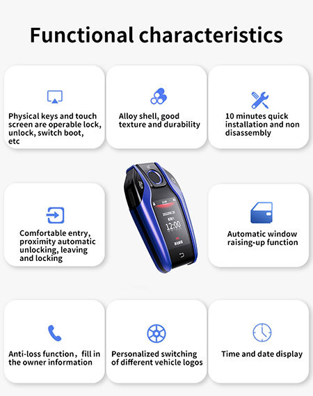 Buy Wholesale China Anti-drop Anti-scratch Smart Lcd Car Key For ...