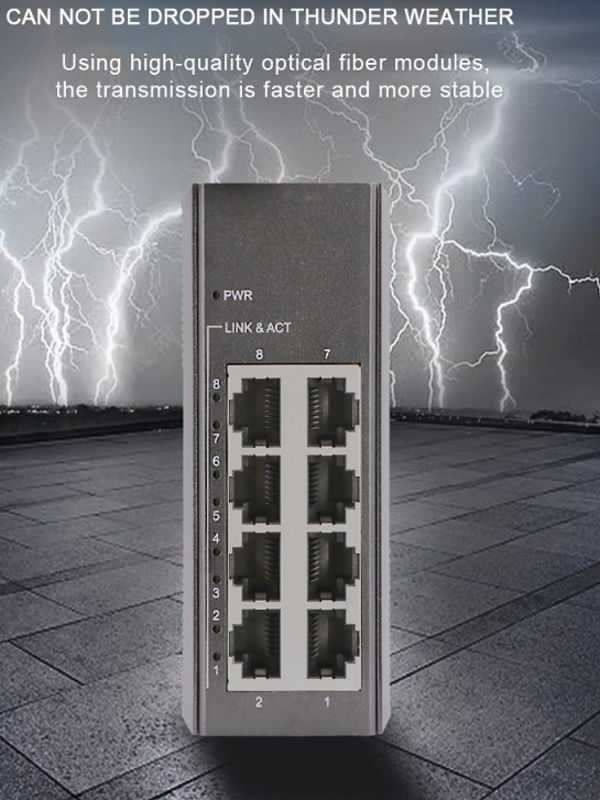 Buy Wholesale China 5 Port 10/100/1000mbps Gigabit Poe Industrial ...