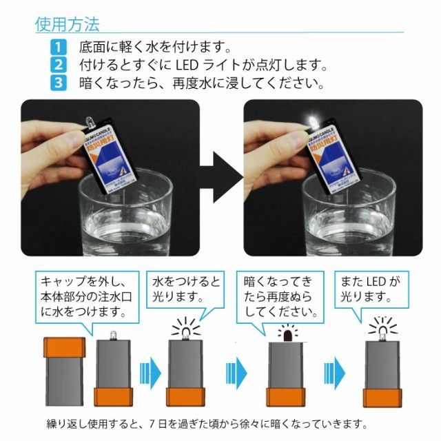 Buy Wholesale China Water Activated Emergency Light Led Lamp Mini ...