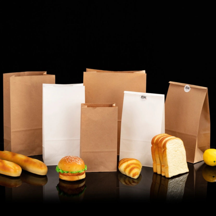 Food Paper Bag Customizable Food Packaging Bag Paper Bag Food Packaging ...