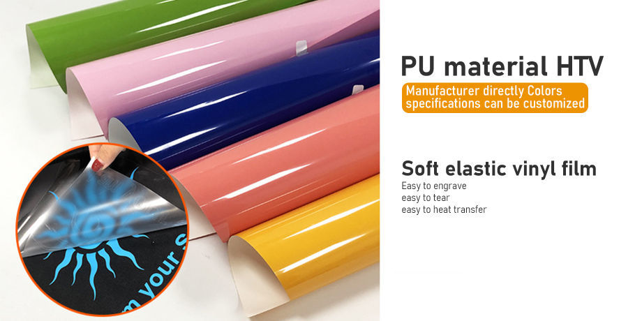 Vinyl Suppliers Puff Htv Colored Surface Heat Transfer Sheeting Vinyl ...
