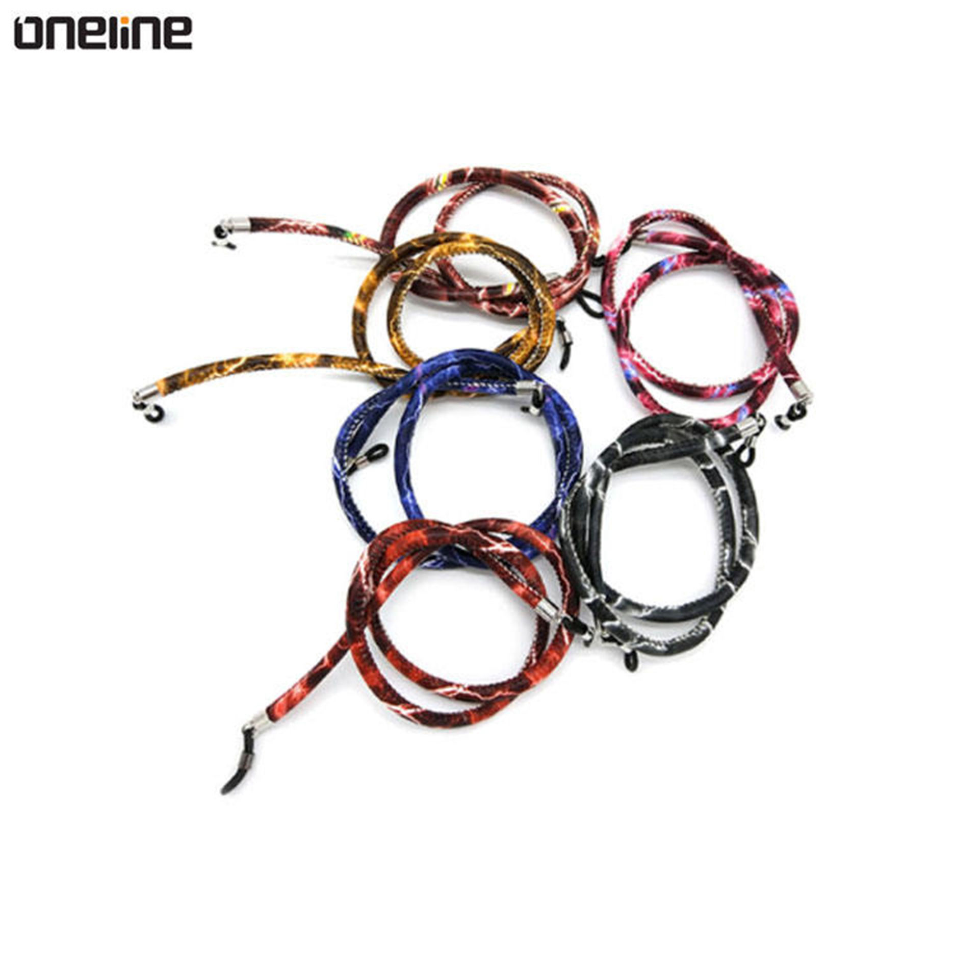 Custom Logo Colorful Rubber Sunglass Strap Eyewear Cords, Rubber ...