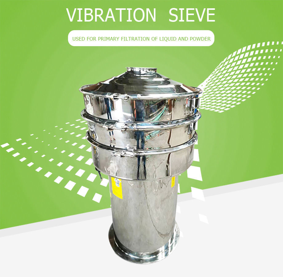 Buy Wholesale China Stainless Steel Rotary Vibrating Flour Screen/granular Powder Circular ...