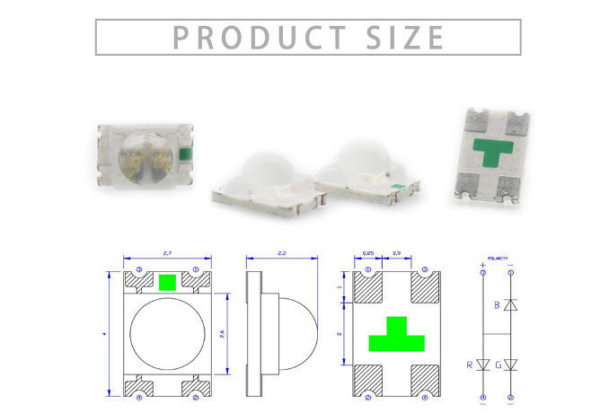 4027 Rgb Led With Domed Lens Rgb - Buy China Wholesale Rgb Led $0.04 ...