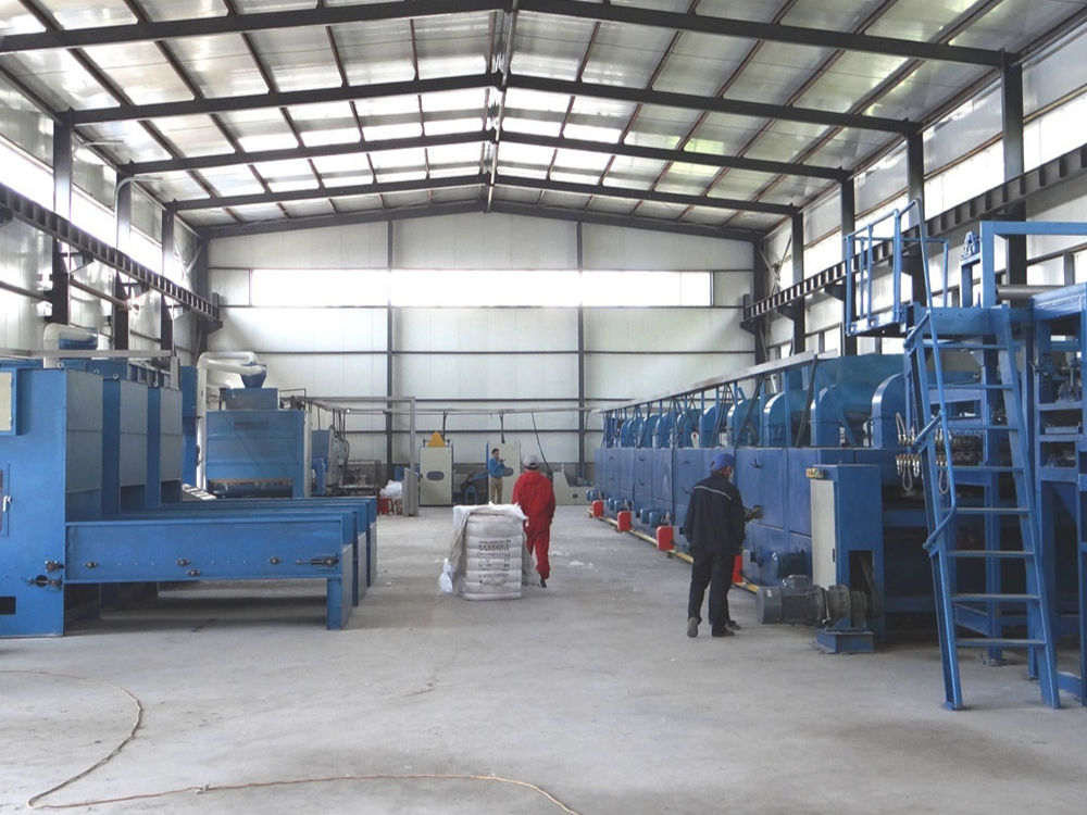 Nonwoven Velour Carpet Hot Setting Stenter And Back Coating Finishing ...