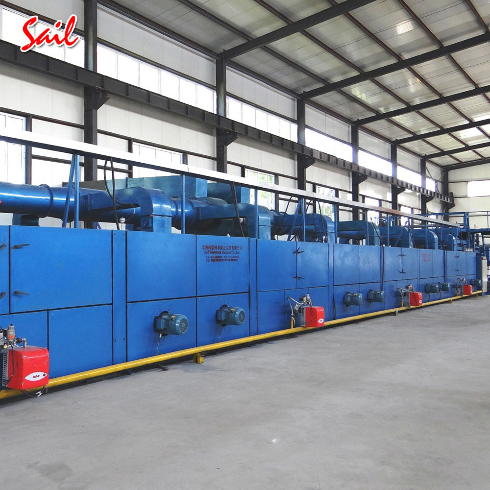 Nonwoven Velour Carpet Hot Setting Stenter And Back Coating Finishing ...