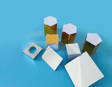 Custom Optical Aluminum Polygon Mirror With Gold, Silver, Aluminum ...