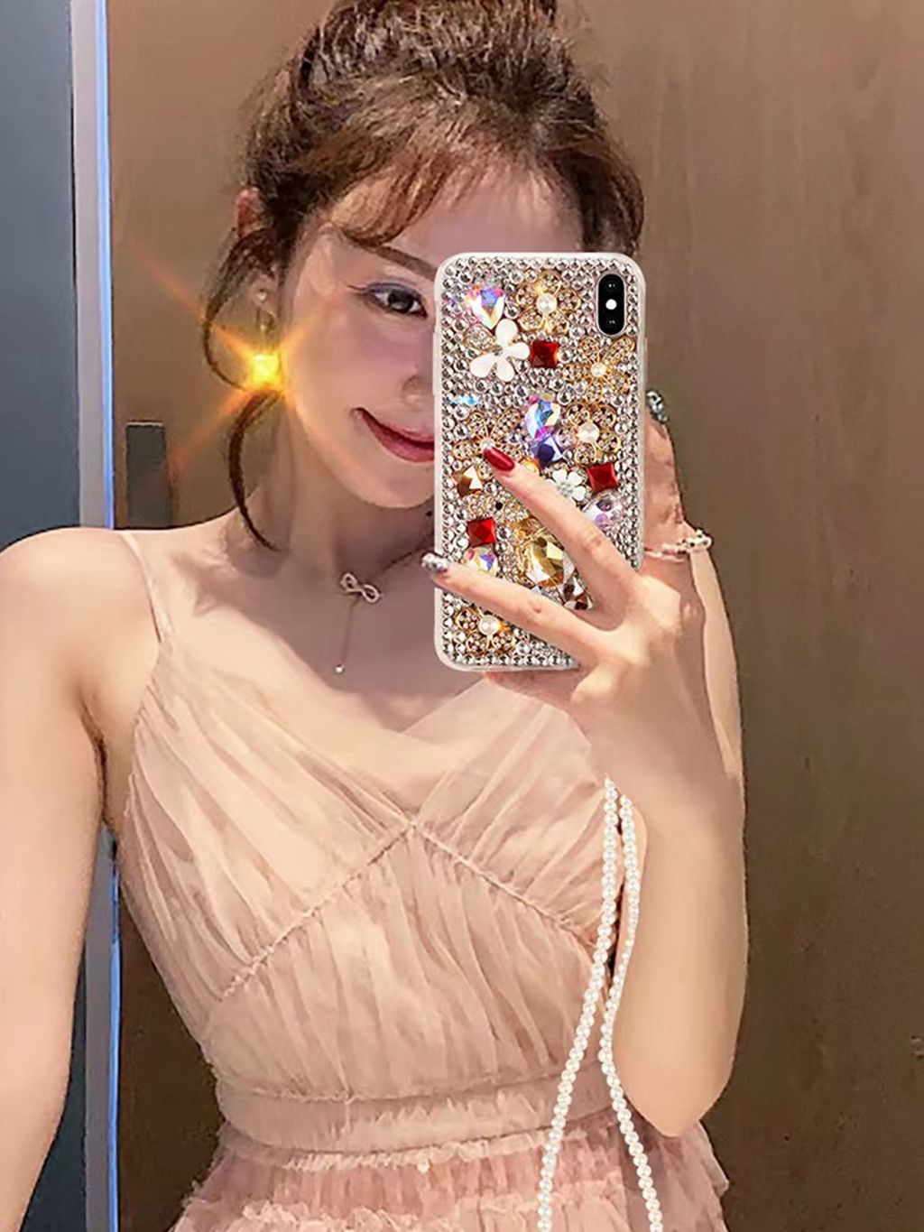 Buy Wholesale China Colorful Crystal Phone Case Bling Glitter Diamond ...