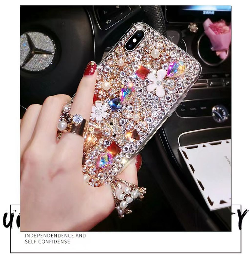 Buy Wholesale China Colorful Crystal Phone Case Bling Glitter Diamond ...