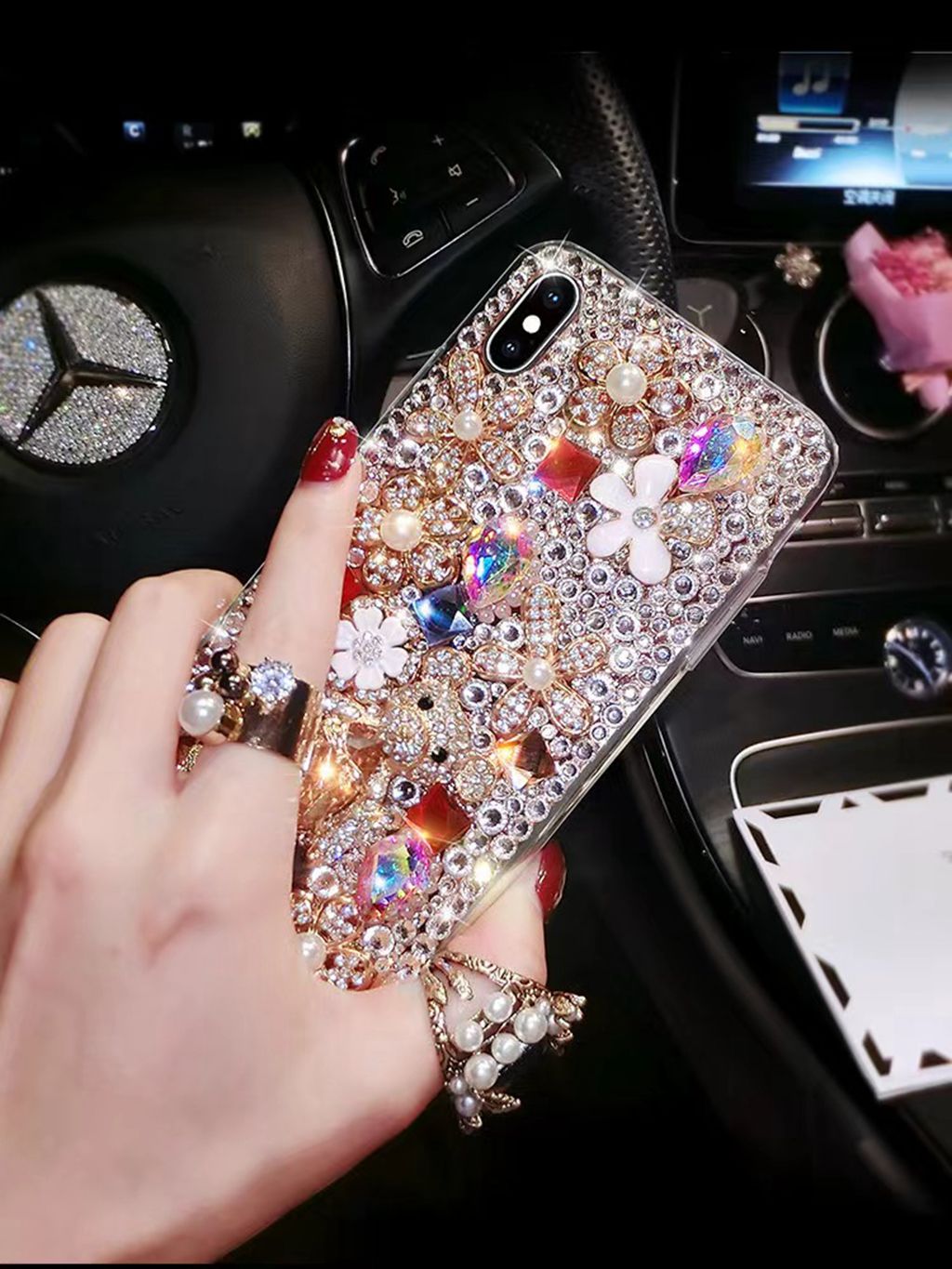 Buy Wholesale China Colorful Crystal Phone Case Bling Glitter Diamond ...