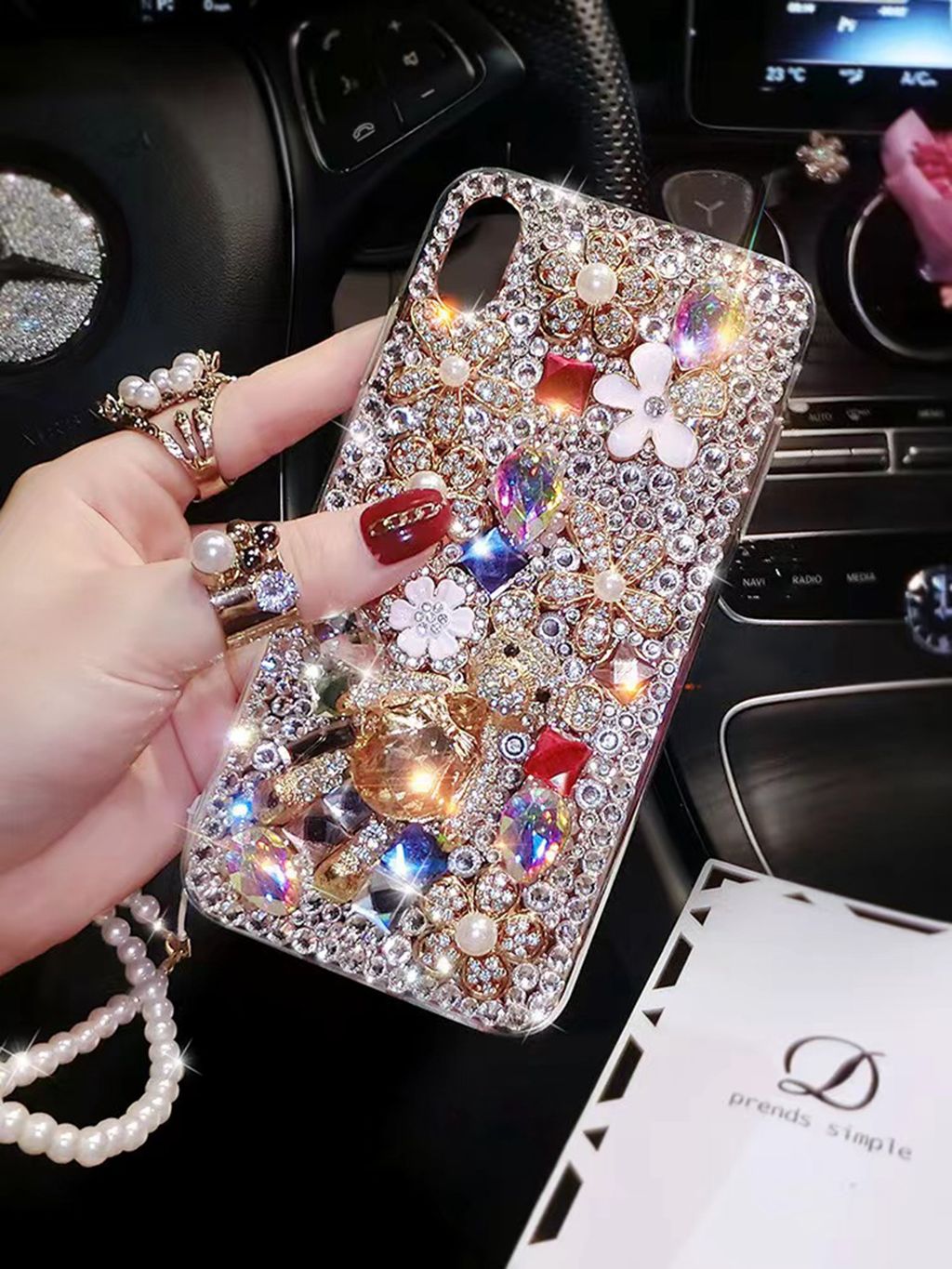 Buy Wholesale China Colorful Crystal Phone Case Bling Glitter Diamond ...