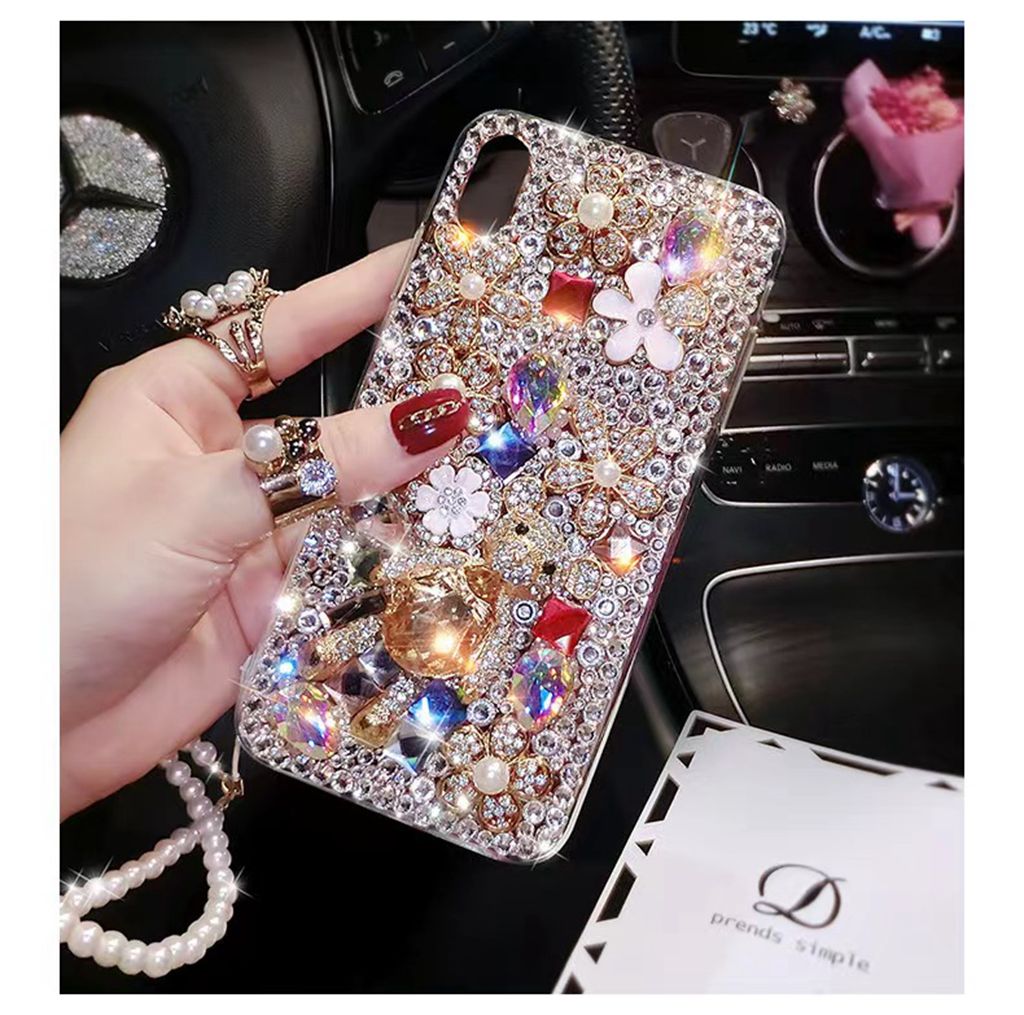 Buy Wholesale China Colorful Crystal Phone Case Bling Glitter Diamond ...