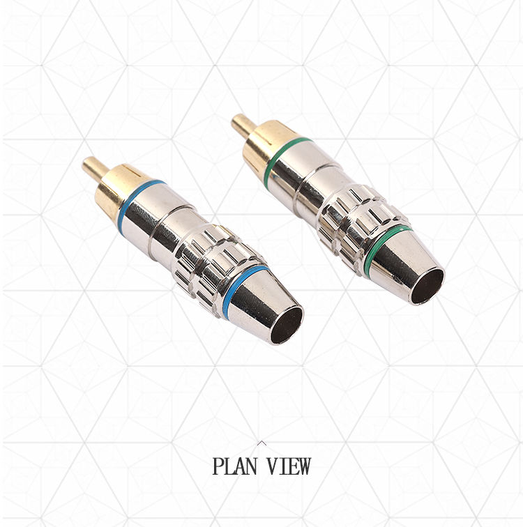 Buy Wholesale China Rca-75 High Quality Metal Rca Plug Rca Connector ...
