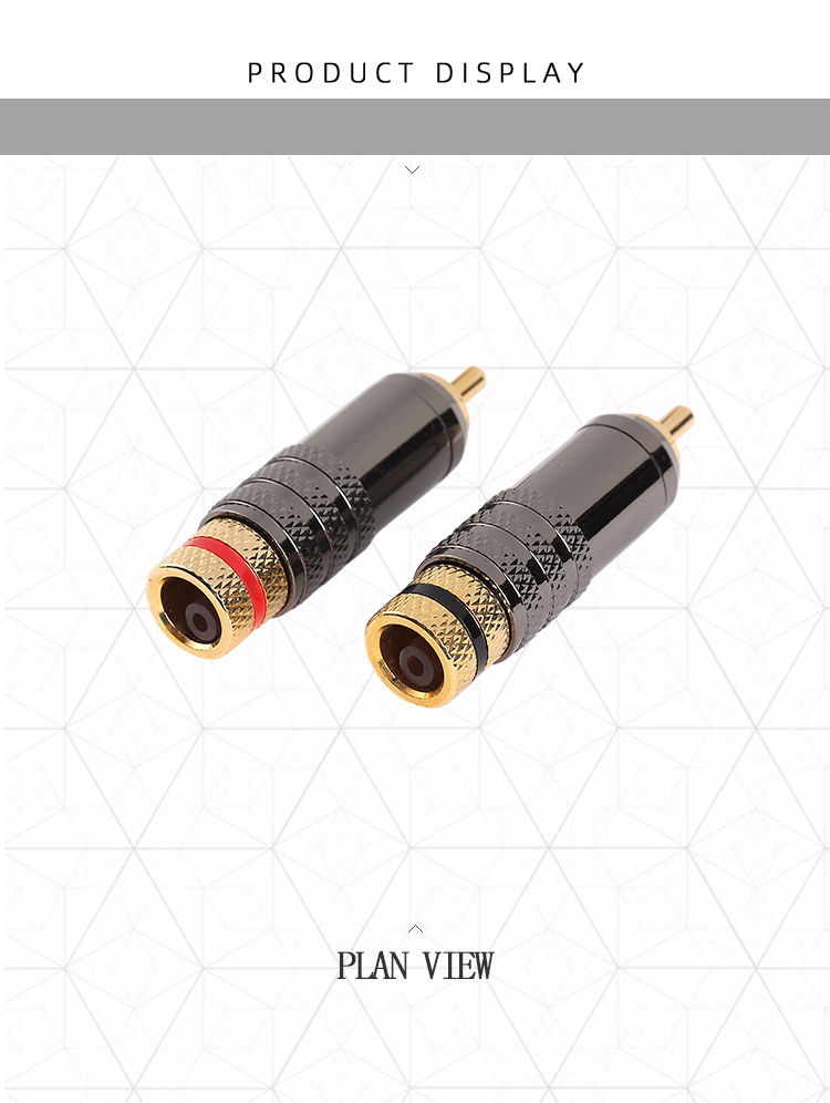 Rca-133 High Quality Metal Rca Plug Rca Connector Rca Adapter - Buy ...