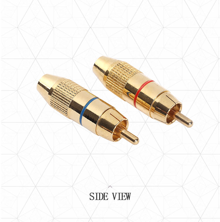 Buy Wholesale China Rca-140 High Quality Metal Rca Plug Rca Connector ...