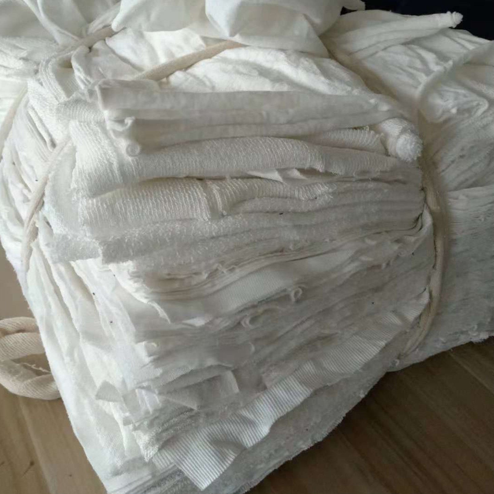 New Mixed White Wipe Machine Cloth Knitted Rag Pure Cotton White Cloth ...