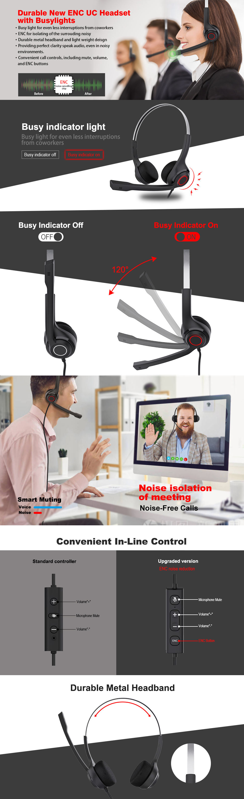 Buy Wholesale China New Launched Call Center Type C Usb Wired Uc ...