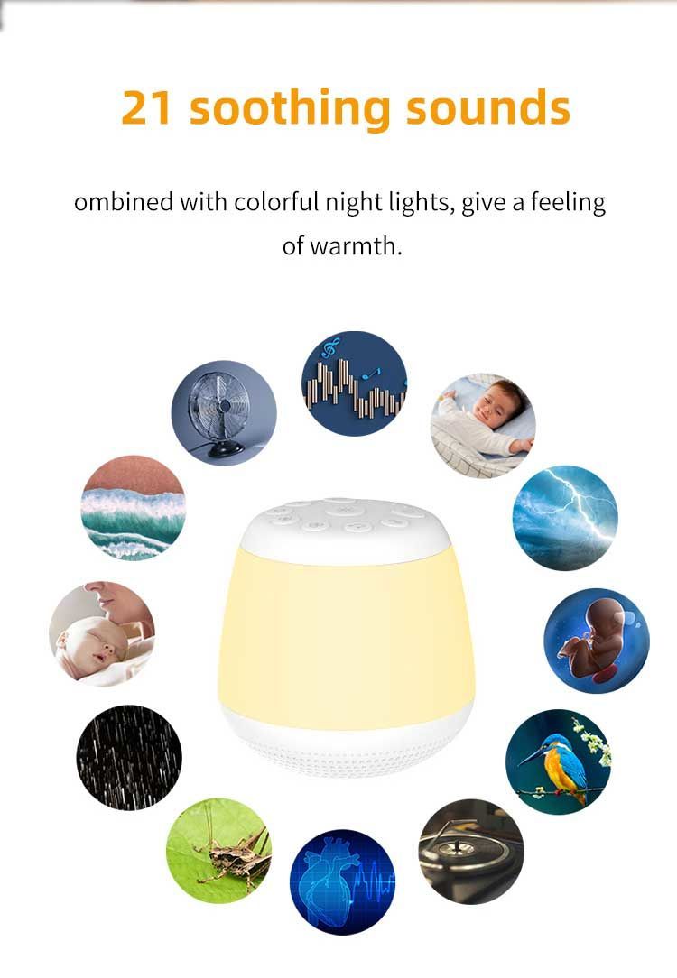 Buy China Wholesale Mini Cute White Noise Sleeping Machine With 21 ...