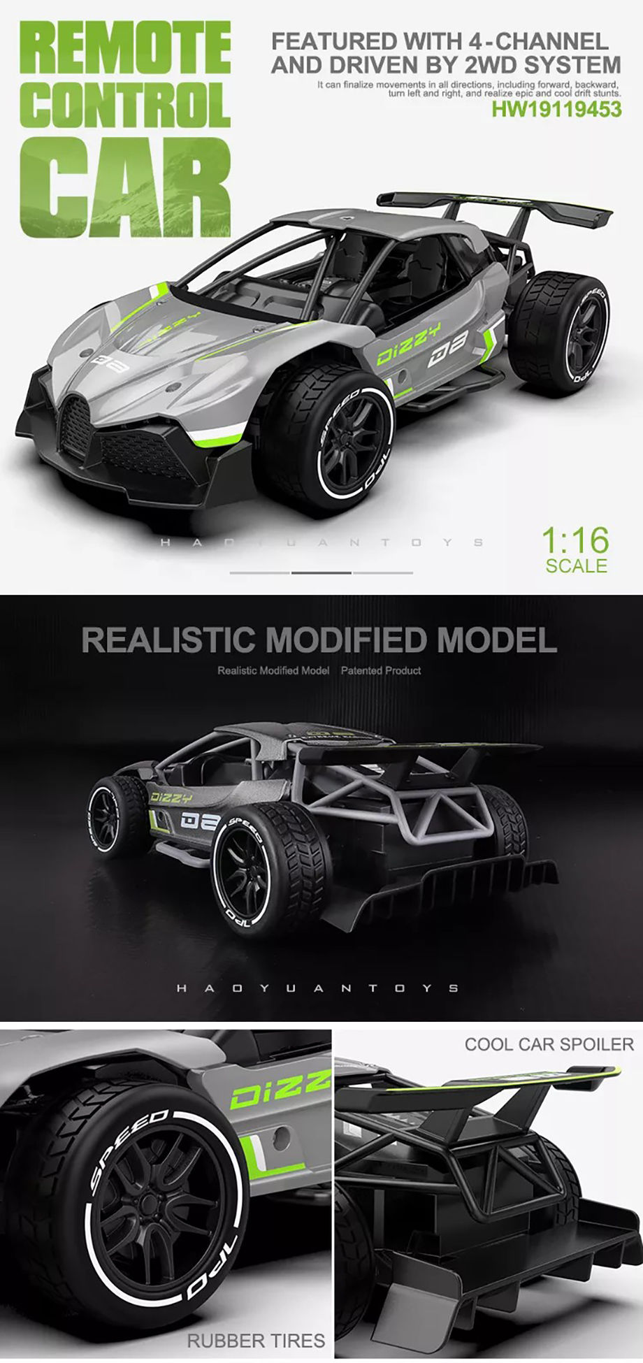 Buy Wholesale China Hot Sale 2.4ghz 1:16 Rc Speed Car Toy Vehicle Hobby ...