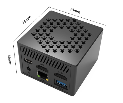 Mini Cube Pc Ac8-m N5105 M.2 2242 Ssd/emmc 8gb Onboard Lpddr4 Type-c 2 ...