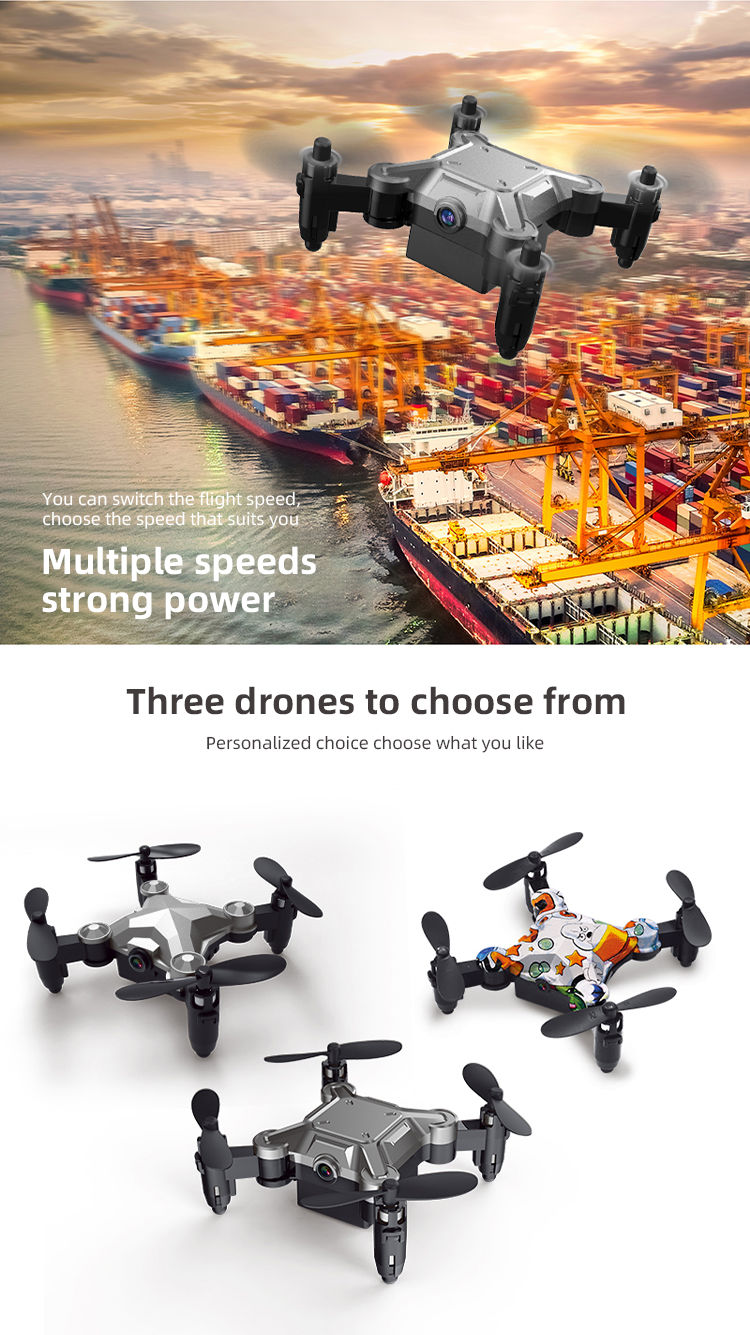 2.4g Wifi Mini Quad Rotor Uav Container Hd Camera Remote Control ...